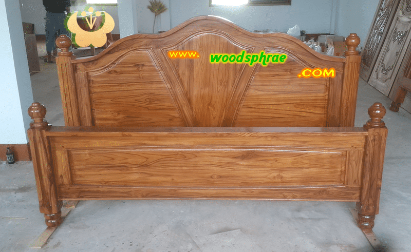 เตียงนอนไม้สัก F139 - ประตูไม้สัก วู๊ดแพร่4